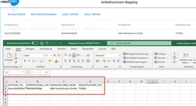 Funktion WAWI/ERP - Artikelnummern generieren und zuordnen Funktion WAWI/ERP - Artikelnummern generieren und zuordnen